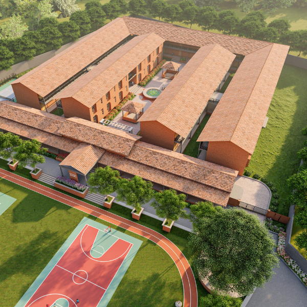 Our large school campus | Vvysa School | Hyderabad | Bowrampet